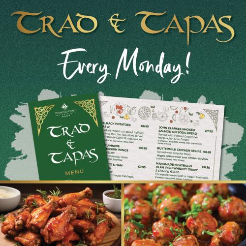 Trad & Tapas | Live Music Bars In Sligo | Diamond Coast Hotel